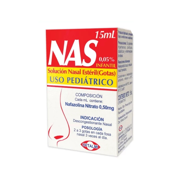 Nas Nafazolina Pediátrico Solución Nasal 15 ml Oftalmi - Farmadon - La ...