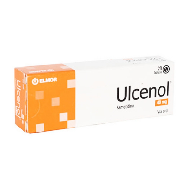 Ulcenol Famotidina 20mg x 10 Tabletas - Elmor - Farmadon - La Farmacia ...