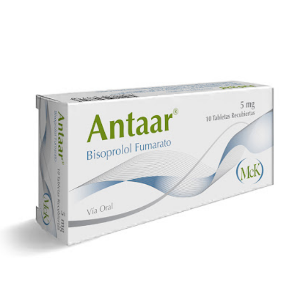 Antaar Bisoprolol 5mg x 10 Tabletas - MCK - Farmadon - La Farmacia de ...