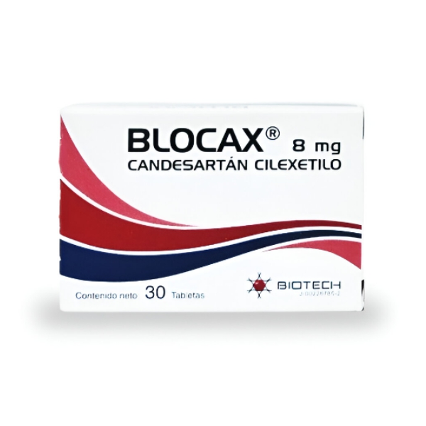 Blocax Candesartán 8mg x 30 Tabletas - Biotech - Farmadon - La Farmacia ...