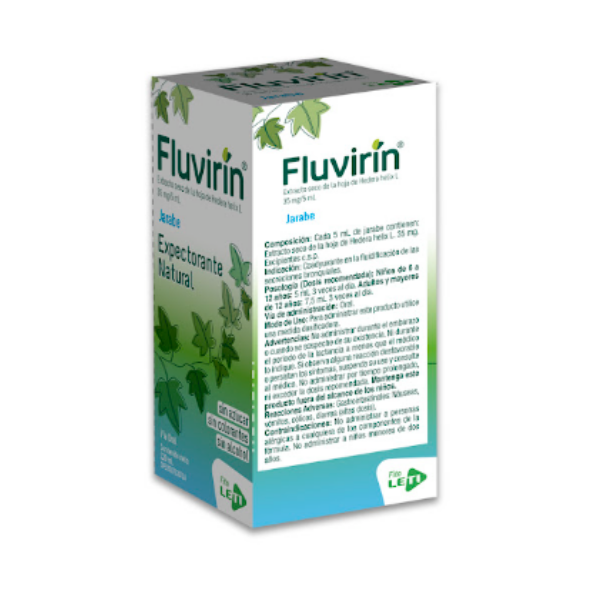 Fluvirin Hedera Helix Jarabe 35 mg/5ml 120 ml - Leti - Farmadon - La ...