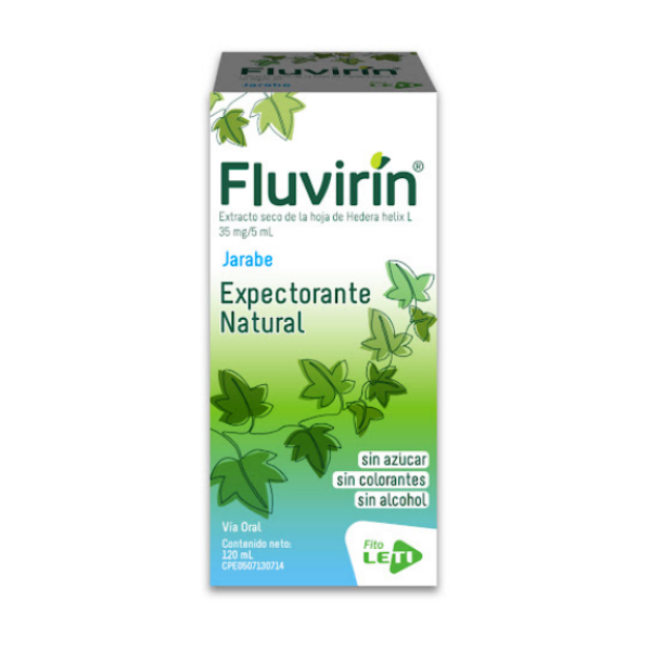 Fluvirin Hedera Helix Jarabe 35 mg/5ml 120 ml - Leti - Farmadon - La ...
