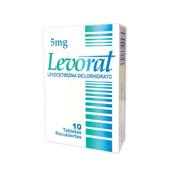 Levorat Levocetirizina 5mg x 10 Tabletas - Oftalmi - Farmadon - La ...