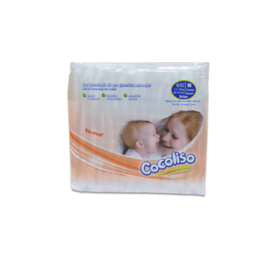 Cocoliso Pañal Talla XG/XL x 16 Unidades - Farmadon - La Farmacia de la ...
