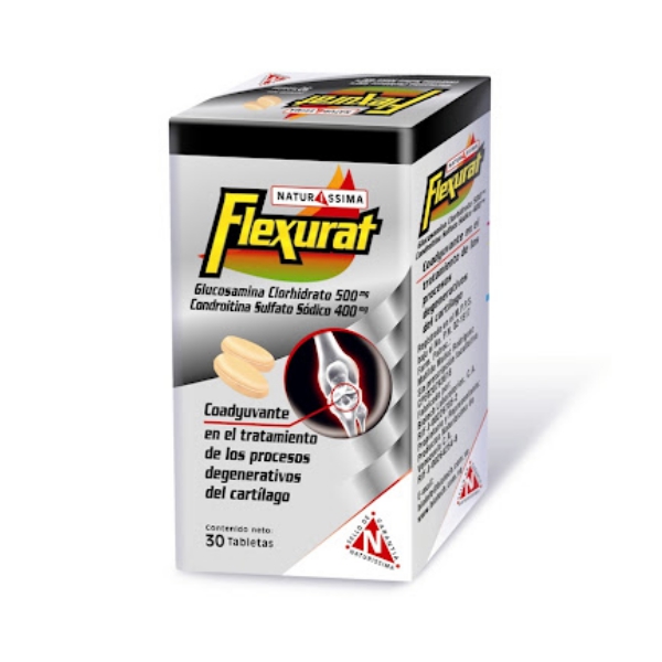 Flexurat Condroitina+Glucosamina 500mg/400mg x 30 Tabletas - Biotech ...