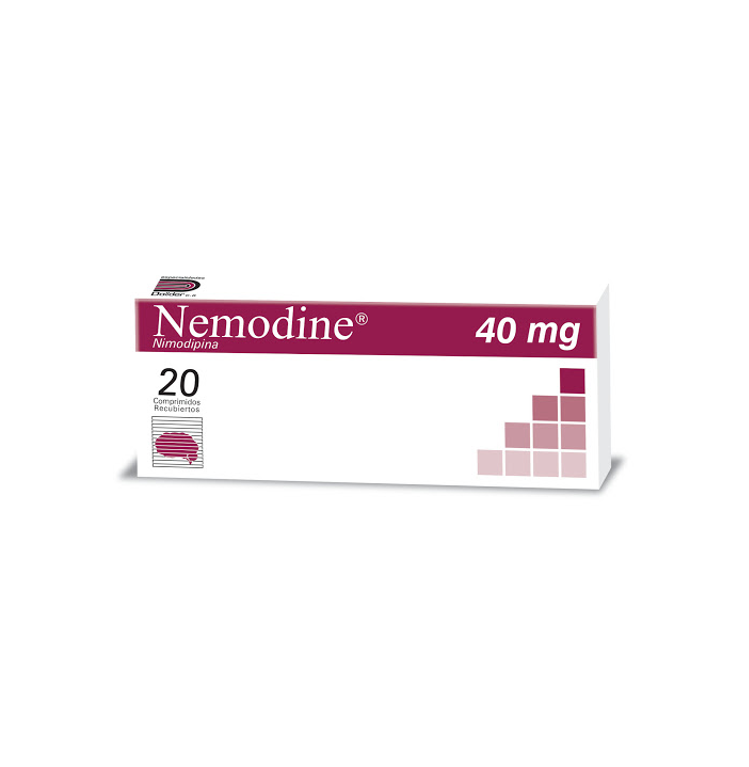 Nemodine Nimodipina 40mg x 20 Comprimidos - Dollder - Farmadon - La ...