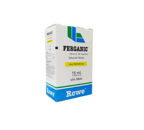Ferganic Hierro En Gotas Pediátrico 20ml/ml 15ml Rowe - Farmadon - La ...