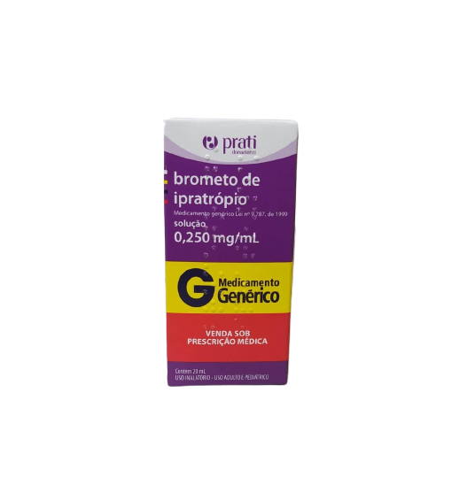 Bromuro De Ipratropio Solución Para Inhalación 0.25mg/ml x 20ml - Prati ...