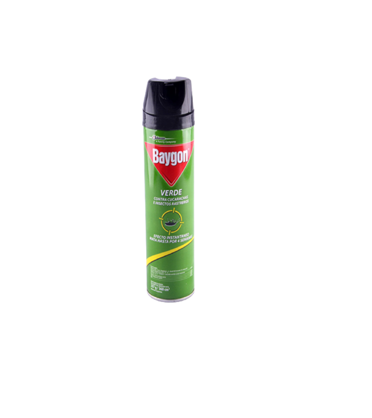 Baygon Verde Cucarachas e Insectos Rastreros 360ml - Farmadon - La ...