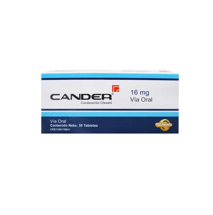 Cander Candesartán 16 mg x 30 Tabletas - Valmorca - Farmadon - La ...