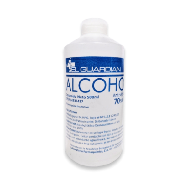 Alcohol Isopropílico 500Ml - El Guardián - Farmadon - La Farmacia de la ...