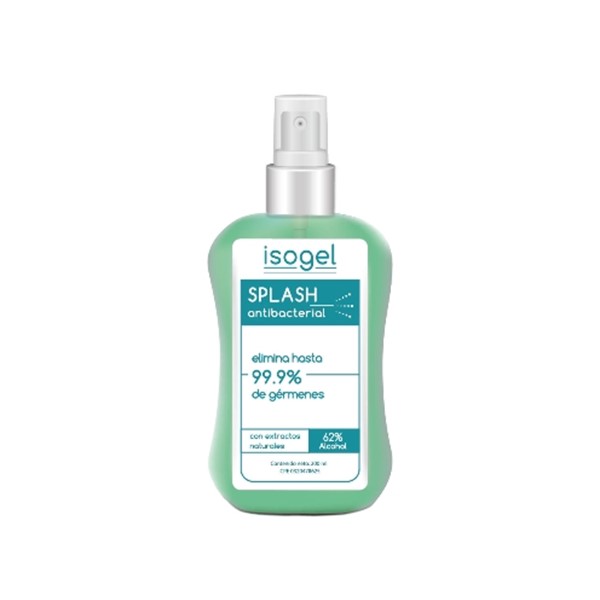 Isogel Splash Gel Antibacterial 200 ml - Farmadon - La Farmacia de la ...