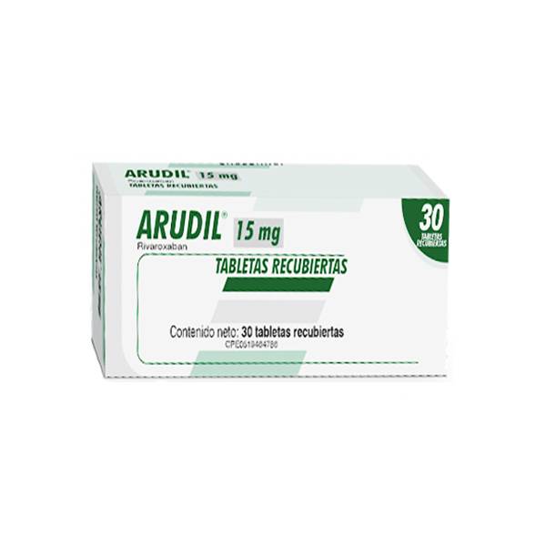 Arudil Rivaroxaban 15mg x 30 Tabletas - Farma - Farmadon - La Farmacia ...