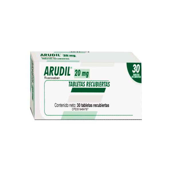 Arudil Rivaroxaban 20mg x 30 Tabletas - Farma - Farmadon - La Farmacia ...