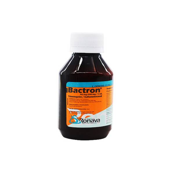 Bactron Trimetoprim+Sulfametoxazol Suspensión 40-200mg/5Ml x 100Ml ...