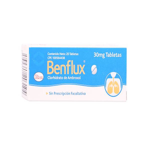 Benflux Ambroxol 30mg x 20 Tabletas - Polinac - Farmadon - La Farmacia ...