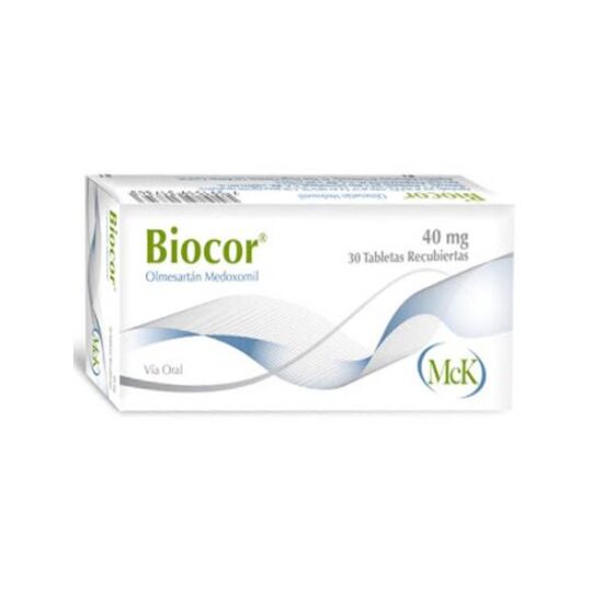 Biocor Olmesartán 40mg x 30 Tabletas - Mck - Farmadon - La Farmacia de ...