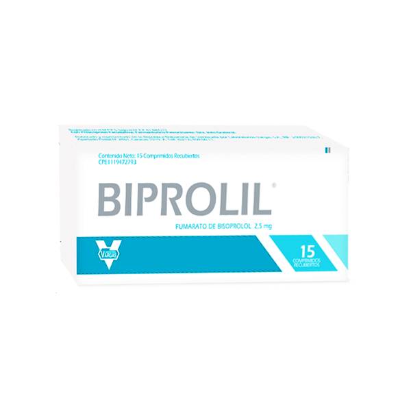 Biprolil Bisoprolol 2.5mg x 15 Comprimidos - Vargas - Farmadon - La ...