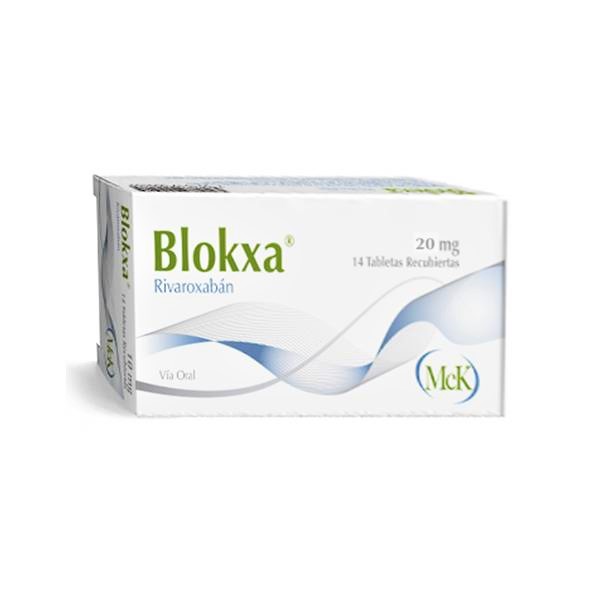 Blokxa Rivaroxaban 20mg x 14 Tabletas - Mck - Farmadon - La Farmacia de ...