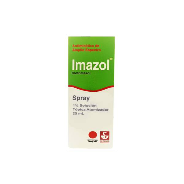 Imazol Clotrimazol 1% Spray X 25ml Siegfried - Farmadon - La Farmacia ...