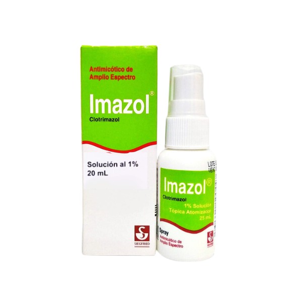 Imazol Clotrimazol 1% Spray X 25ml Siegfried - Farmadon - La Farmacia ...