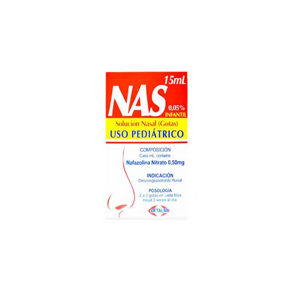 Nas Nafazolina Pediátrico Solución Nasal 15 ml Oftalmi - Farmadon - La ...
