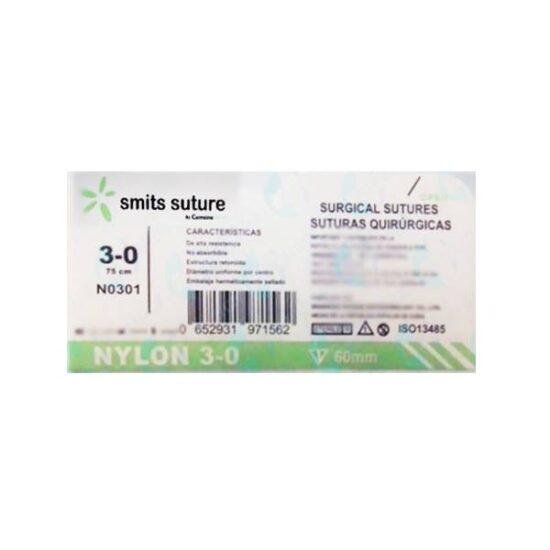 Sutura Nylon 3-0 A/Recta N0301 Smiths Suture - Farmadon - La Farmacia ...