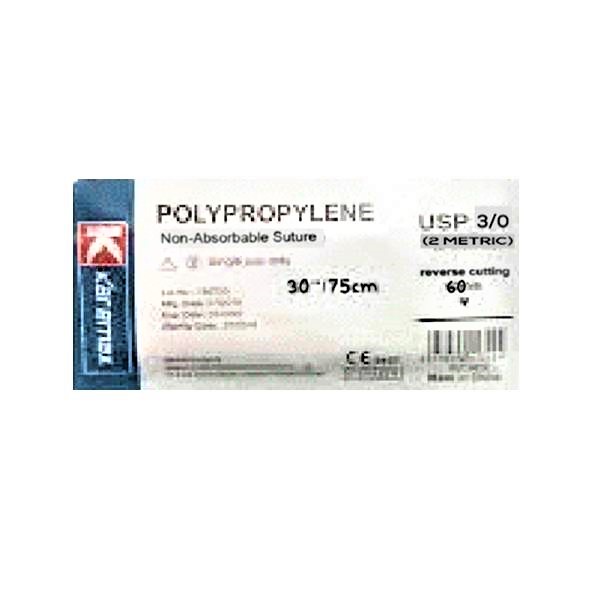 Sutura Prolene 3-0 Aguja Curva R-8622H Karemax - Farmadon - La Farmacia de la Esquina