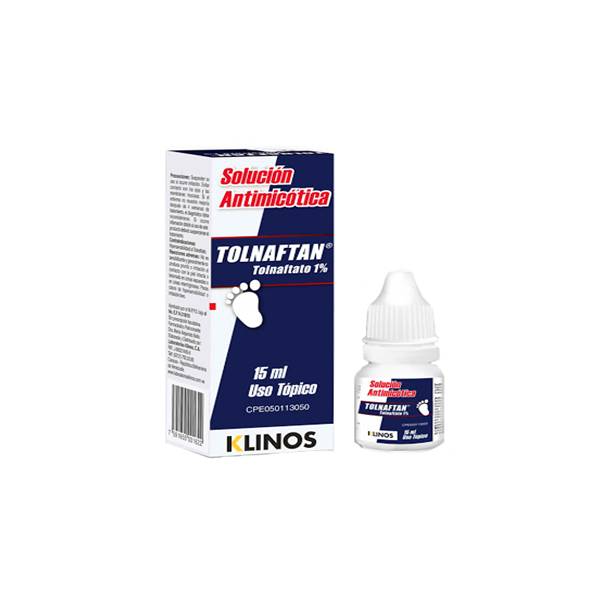 Tolnaftan Tolnaftato 1% Solución 15 ml Klinos - Farmadon - La Farmacia ...