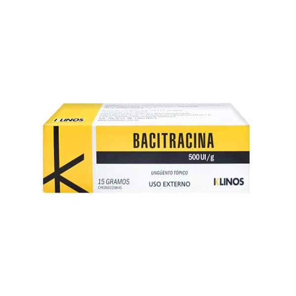 Bacitracina 500Ui Ungüento x 15gr - Klinos - Farmadon - La Farmacia de ...