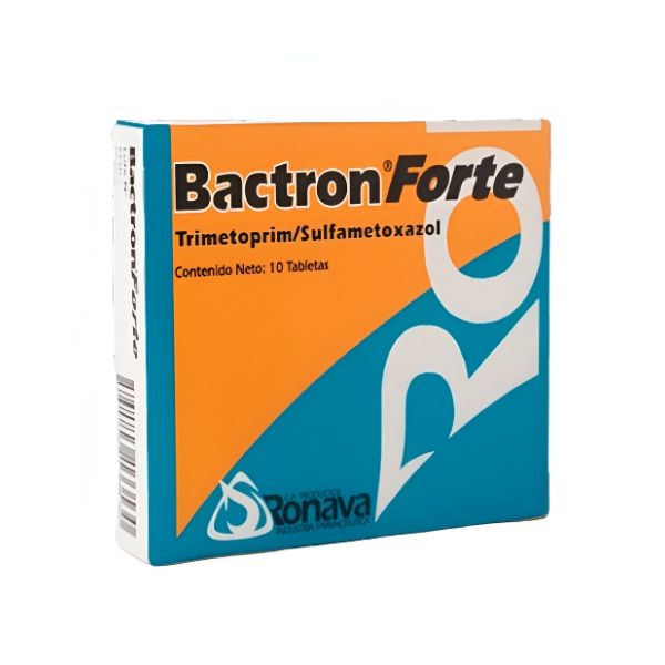 Bactron Forte Trimetoprim+Sulfametoxazol 160-800mg x 10 Tabletas ...