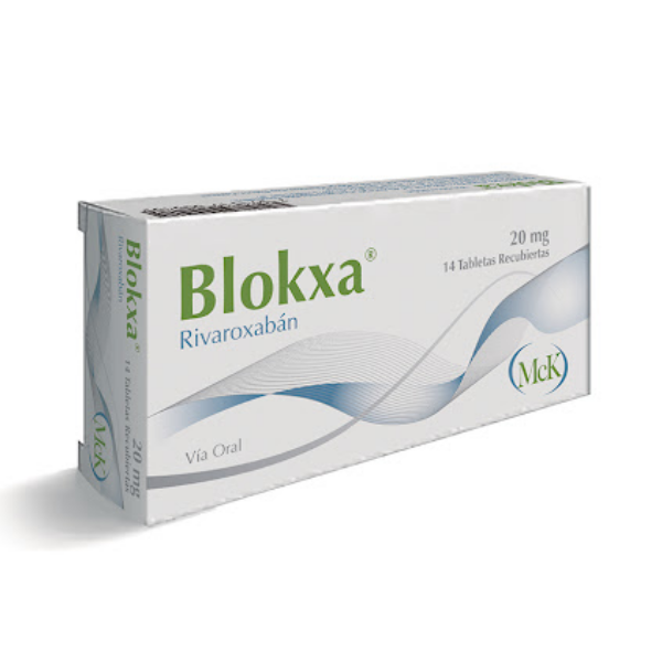Blokxa Rivaroxaban 20mg x 14 Tabletas - Mck - Farmadon - La Farmacia de ...