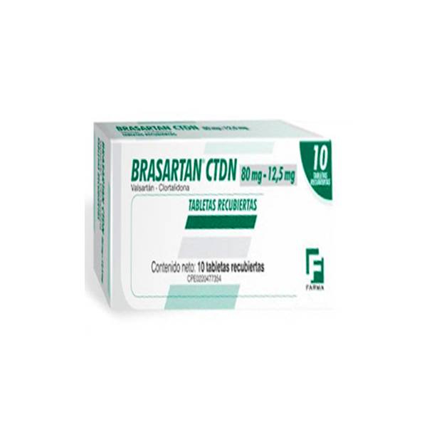 Brasartan CTDN Valsartán+Clortalidona 80mg/12.5mg x 10 Tabletas - Farma ...