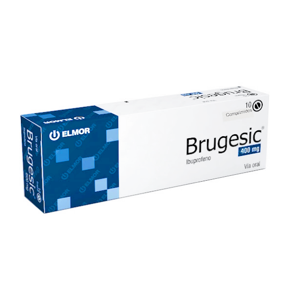 Brugesic Ibuprofeno 400mg x 10 Comprimidos - Elmor - Farmadon - La ...