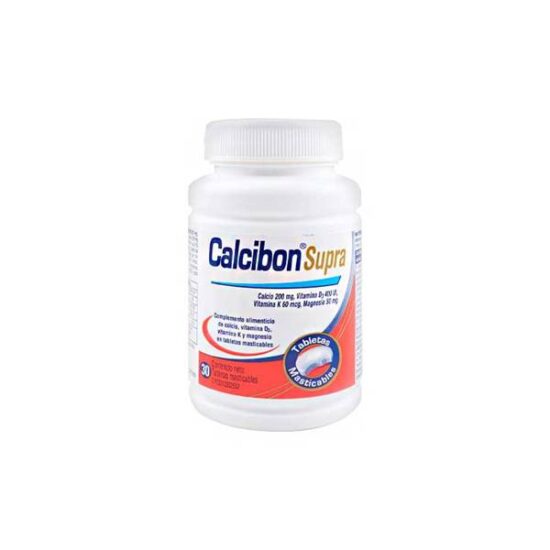 Calcibon Supra Calcio+Magnesio+Vitamina D+Zinc x 30 Tabletas - Farma ...