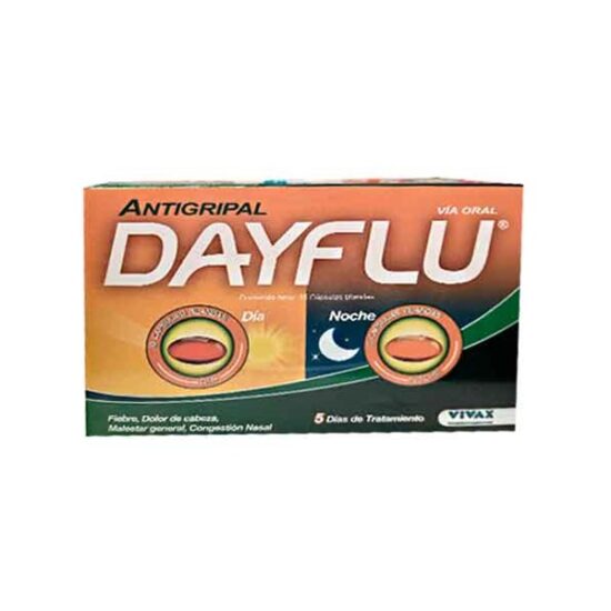 Dayflu Día Y Noche Acetaminofén+Clorfeniramina 15 Cápsulas - Vivax ...