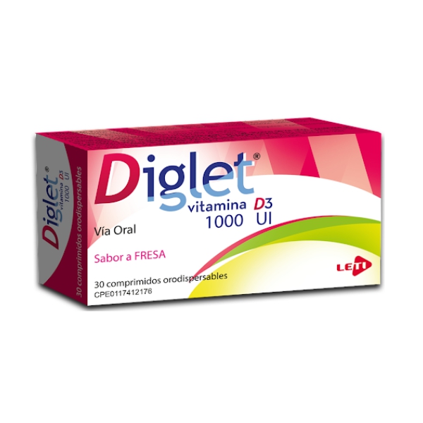 Diglet Vitamina D 1000Ui x 30 Comprimidos - Leti - Farmadon - La ...