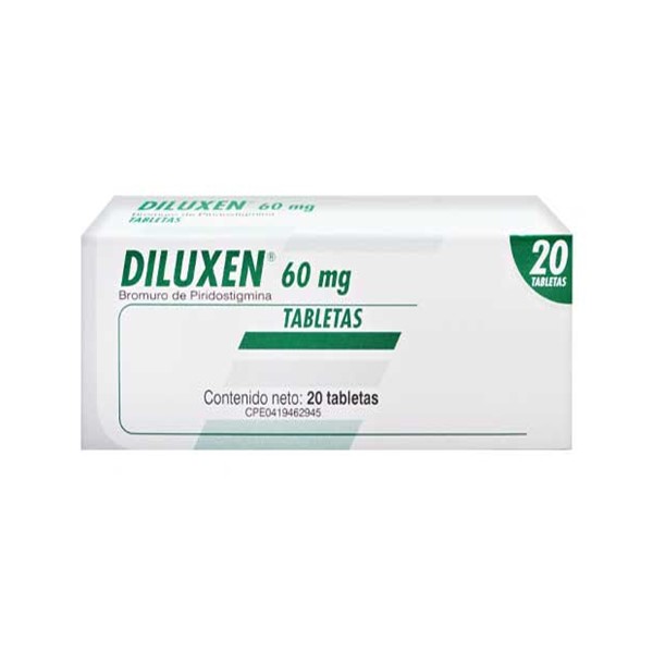 Diluxen Piridostigmina 60mg x 20 Tabletas - Farma - Farmadon - La ...