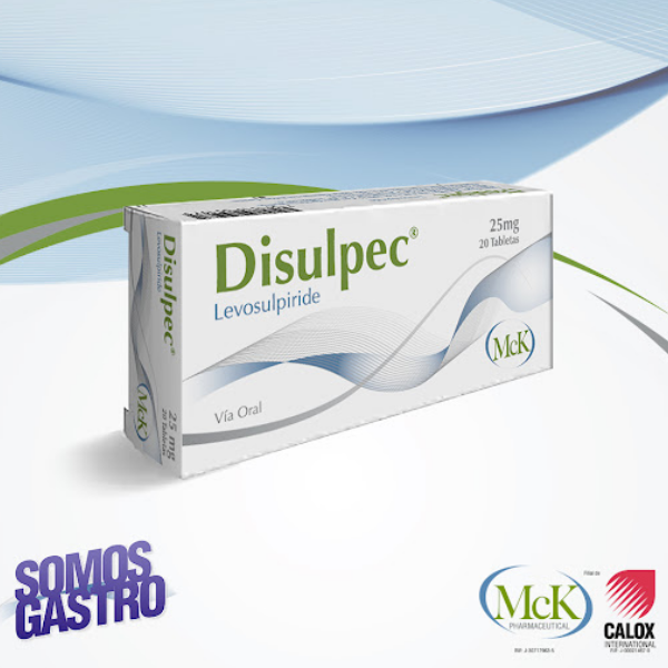 Disulpec Levosulpirida 25mg x 20 Tabletas - MCK - Farmadon - La ...