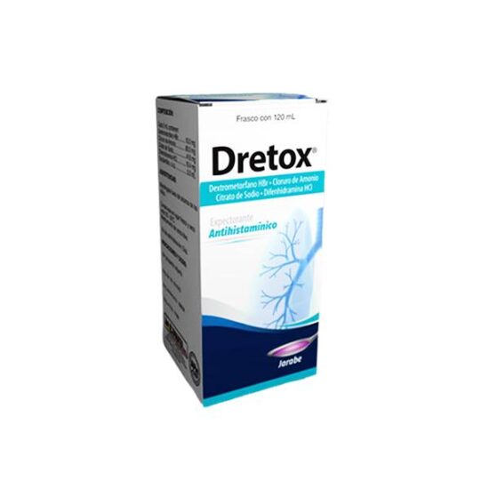 Dretox Amonio+Dextrometorfano+Difenhidramina Jarabe x 120ml - Syrup ...