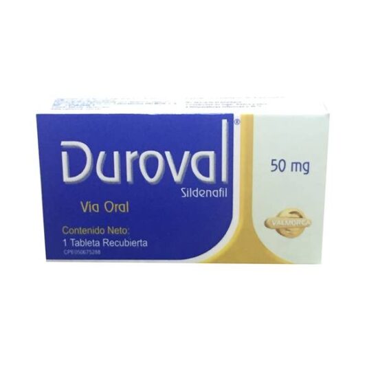 Duroval 50mg x 1 Tabletas - Valmorca - Farmadon - La Farmacia de la Esquina