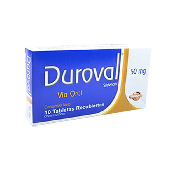 Duroval Sildenafilo 50mg x 3 Tabletas - Valmorca - Farmadon - La ...