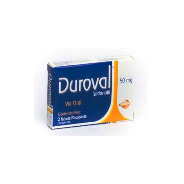 Duroval Oro Sildenafilo 100mg x 1 Tabletas - Valmorca - Farmadon - La ...