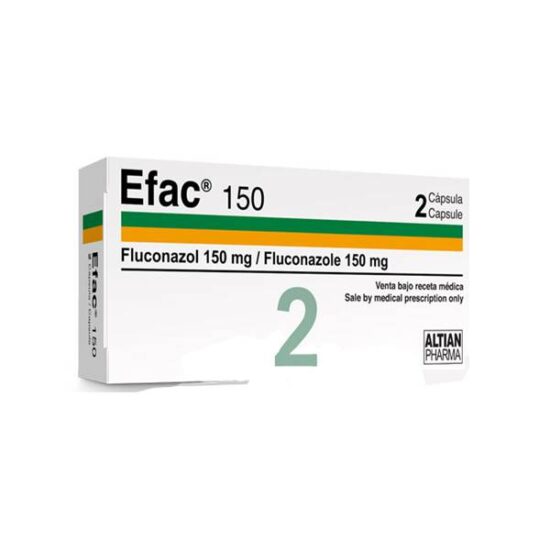 Efac Fluconazol 150mg x 2 Cápsulas - Atian Pharma - Farmadon - La ...
