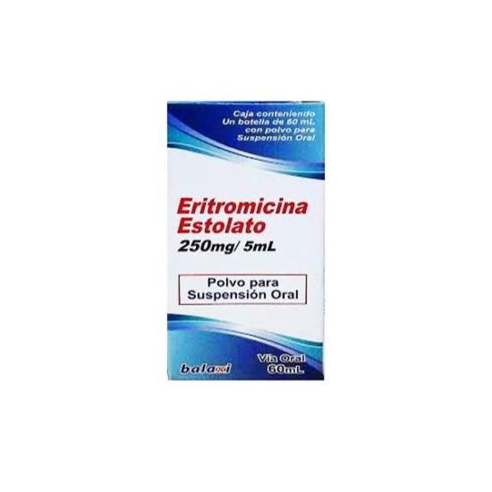 Eritromicina Polvo Para Suspensión Oral 250mg/5ml x 60ml - Balaxi ...