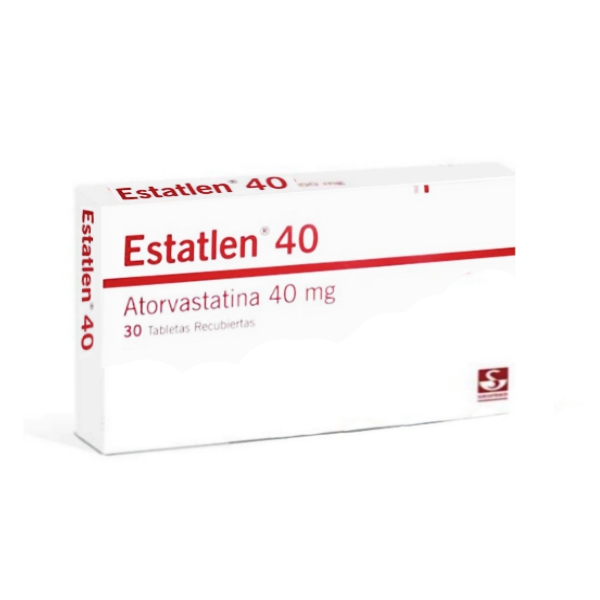 Estatlen Atorvastatina 40mg x 30 Tabletas - Siegfried - Farmadon - La Farmacia de la Esquina