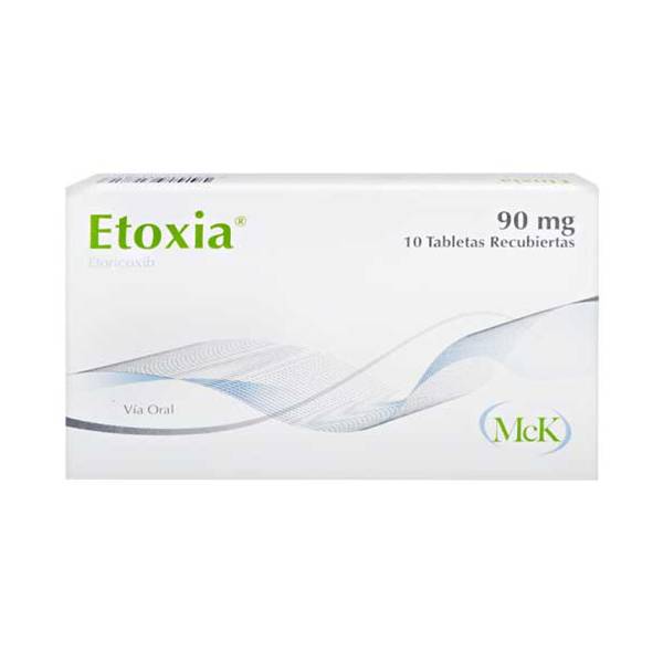 Etoxia Etoricoxib 90mg x 10 Tabletas - MCK - Farmadon - La Farmacia de ...