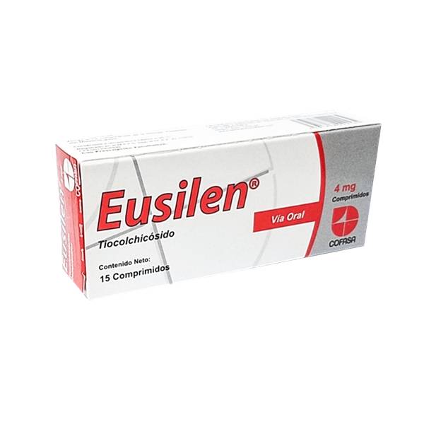 Eusilen Tiocolchicósido 4mg x 8 Comprimidos - Cofasa - Farmadon - La ...
