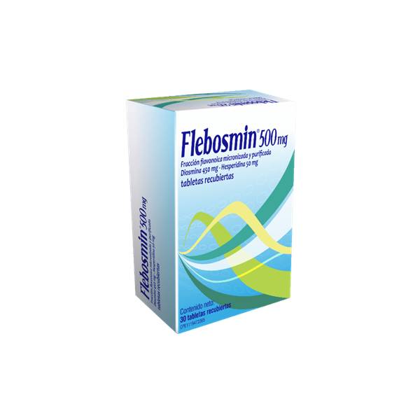 Flebosmin Diosmina+Hesperidina 450mg/50mg x 30 Tabletas - Farma ...