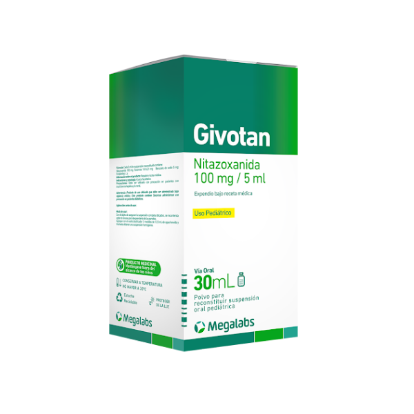 Zontricon Nitazoxanida Suspensión En Polvo 100mg/5ml x 30ml - Leti ...